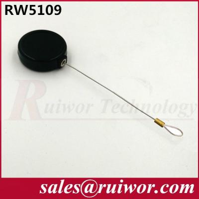 Cina Anti scatola di tirata di furto, il più piccolo cavo ritrattabile rotondo di sicurezza con l'estremità di cavo del ciclo in vendita
