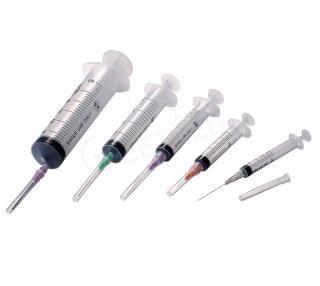 Cina Sterilizzazione di plastica medica di EO della siringa della serratura di slittamento 60ml con l'ago in vendita