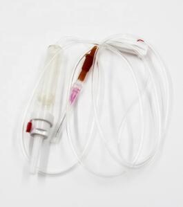 Cina Apparecchiatura medica eliminabile di trasfusione di sangue della metropolitana della siringa DEHP del polimero in vendita