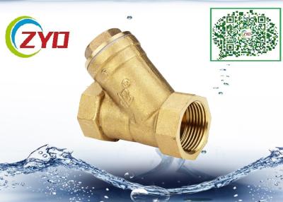 Cina tipo di forgia caldo d'ottone valvola di 1/2» Y del filtrante di acqua per la pompa di innesco di stato dell'aria del radiatore del riscaldamento del ventilconvettore con il NET di S/S in vendita