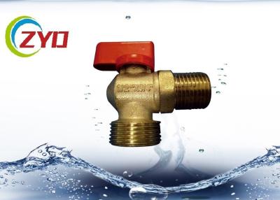 Cina Valvola di angolo nichelata dell'impianto idraulico M1 2 M3 4, valvola d'ottone dell'acqua della maniglia laterale livellata in vendita
