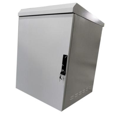 中国 IP65 14Uの屋外の電気通信のキャビネットはコーティングの終わりを粉にする 販売のため