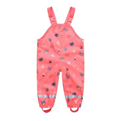 China Raincoat pant for kids outdoor waterproof rain trouser for children bib pants for sale