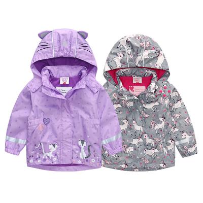 China OEM Customization baby Boys and girls rain coat woven children's waterproof rain jacket kids rainwears custom rain jacket for sale