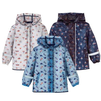 Cina Ragazze dell'impermeabile dell'unità di elaborazione dei bambini impermeabili riflettenti del rivestimento ed impermeabile impermeabile incappucciato del bambino all'aperto dei ragazzi per il rivestimento dei bambini in vendita