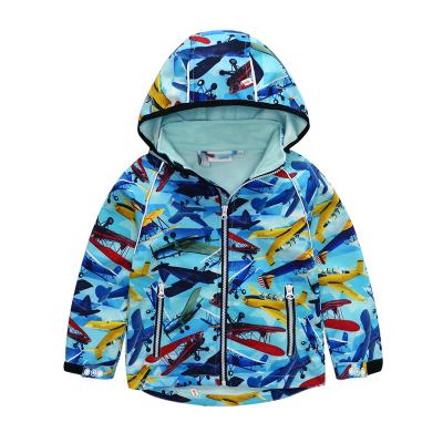 China Children boys and girls woven softshell jacket factory wholesale stylish outdoor coat for children for sale
