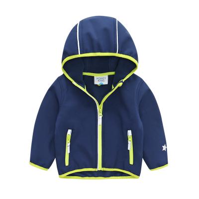 China OEM Custom top class outdoor sportswear functional waterproof jackets softshell polar fleece hoodie jackets for children for sale