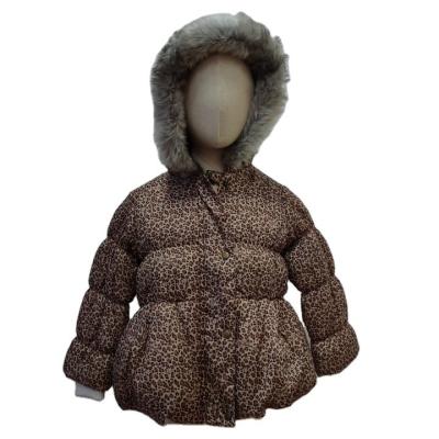 Cina Leopardo di modo della collezione invernale delle ragazze di personalizzazione dell'OEM nuovo che stampa riempiendo la tuta sportiva di inverno del rivestimento per i bambini in vendita