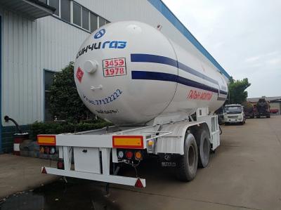 Chine Transportez l'axe 45cbm 18mt du camion de livraison de Lpg de route 2 18 tonnes semi de remorque à vendre