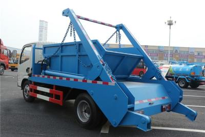 중국 이동할 수 있는 Dongfeng 4 Cbm 폐기물 제거는 유압 통제 선적을 가진 6 바퀴를 나릅니다 판매용