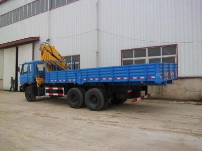 Κίνα Dongfeng 10 τοποθετημένος φορτηγό τηλεσκοπικός γερανός 10ton ροδών με διπλωμένο Kunckle προς πώληση