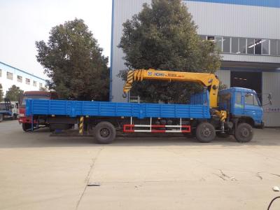 Cina gru telescopica montata DropsideTruck 10T con il braccio diritto idraulico in vendita