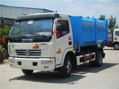 중국 4 톤 5 톤 Hooklift 팔 폐기물 제거는 Dongfeng를 당기는 쓰레기 콘테이너를 나릅니다 판매용
