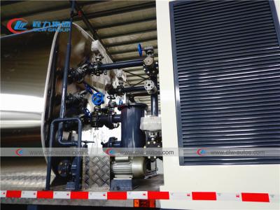 중국 호워 8X4 371HP 8000 리터 아스팔트 탱크 12CBM 자갈 버킷 판매용