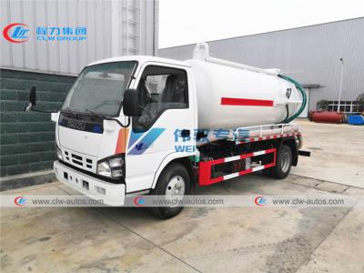 Chine Camion de vide d'égout d'ISUZU 6CBM d'entraînement de main gauche à vendre
