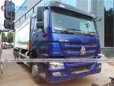 Chine Camion de disposition d'ordures de chargeur d'arrière de RHD Howo 18m3 20m3 à vendre