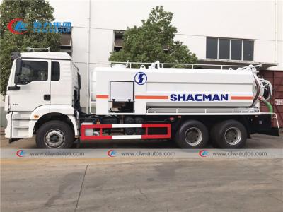 Κίνα Αναβλύζοντας φορτηγό υπονόμων Shacman H3000 6X4 20m3 22m3 κενό με την αντλία της Ιταλίας προς πώληση