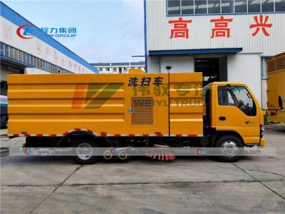 Chine Commande de main gauche de camion de balayeuse de route d'ISUZU Vacuum 4X2 à vendre