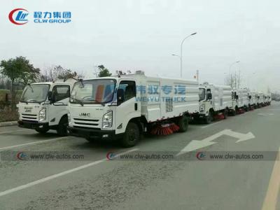 Κίνα Οδικό καθαρίζοντας όχημα ανοξείδωτου βουρτσών 8cbm JMC 4 προς πώληση