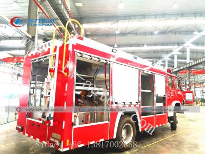 Κίνα Φορτηγό προσβολής του πυρός Dongfeng 4X4 με το νερό 6000L και τη δεξαμενή αφρού προς πώληση