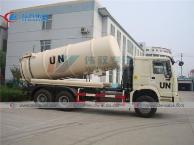 중국 가득 찬 차륜 구동과 시노트루크 호워 6X6 10000L 12000L 하수구 세정 트럭 판매용