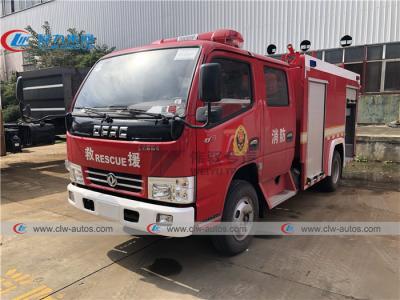 Κίνα Διπλό φορτηγό προσβολής του πυρός Dongfeng υπόλοιπου κόσμου LHD RHD με το βυτιοφόρο νερού 3500L προς πώληση