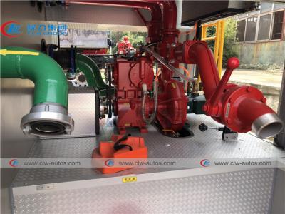Κίνα Διπλό φορτηγό προσβολής του πυρός Dongfeng υπόλοιπου κόσμου LHD RHD με το βυτιοφόρο νερού 3500L προς πώληση