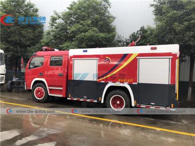 Κίνα Διπλό φορτηγό προσβολής του πυρός Dongfeng υπόλοιπου κόσμου LHD RHD με το βυτιοφόρο νερού 3500L προς πώληση