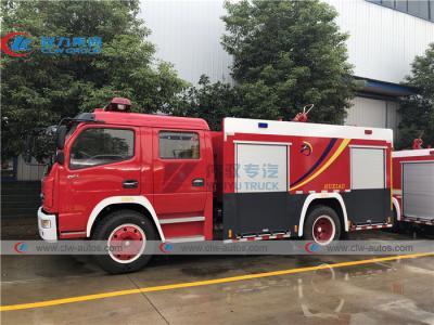 Κίνα Διπλό φορτηγό προσβολής του πυρός Dongfeng υπόλοιπου κόσμου LHD RHD με το βυτιοφόρο νερού 3500L προς πώληση