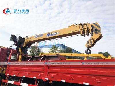 중국 동풍 190HP 자동차식 XCMG 8 톤 곧은 팔 기중기 판매용