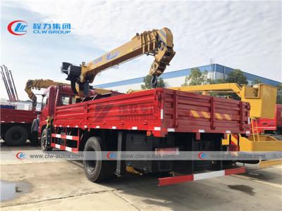 중국 동풍 190HP 자동차식 XCMG 8 톤 곧은 팔 기중기 판매용