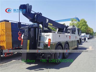 Κίνα βαρέων καθηκόντων Wrecker φορτηγό 6X4 Sinotruk Howo με το φτυάρι Antiroit προς πώληση