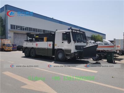 Κίνα βαρέων καθηκόντων Wrecker φορτηγό 6X4 Sinotruk Howo με το φτυάρι Antiroit προς πώληση