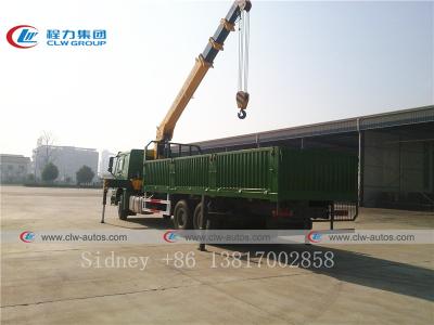 중국 14t 곧은 텔레스코픽 암 크레인과 HOWO 6X4 336HP 과적 트럭 판매용