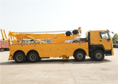 중국 시노트루크 HOWO 8X4 371HP 50T 360 각도 회전 복구 견인차 판매용