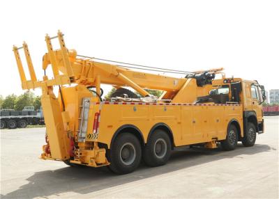 중국 시노트루크 HOWO 8X4 371HP 50T 360 각도 회전 복구 견인차 판매용
