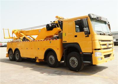 중국 시노트루크 HOWO 8X4 371HP 50T 360 각도 회전 복구 견인차 판매용