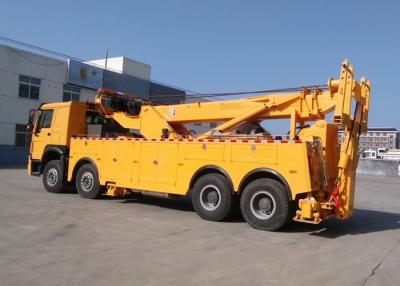중국 시노트루크 HOWO 8X4 371HP 50T 360 각도 회전 복구 견인차 판매용
