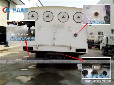 Chine camion de balayeuse de vide de 70000m2/H 5T avec Cummins ISUZU Engine à vendre