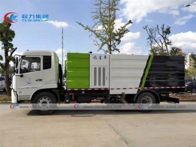 Chine camion de nettoyage de route de vide de 12T Dongfeng avec les tuyaux séparés d'aspiration à vendre