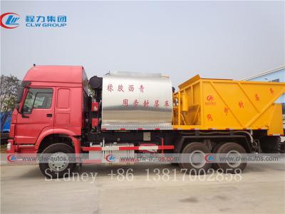 중국 HOWO 6X4 스테인레스 강 Q304-2B 아스팔트 포장 트럭 판매용