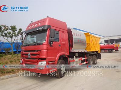 중국 HOWO 6X4 스테인레스 강 Q304-2B 아스팔트 포장 트럭 판매용