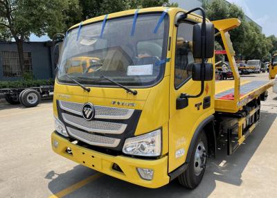 중국 FOTON AUMARK 4x2 5T 유압 플랫폼 평판 견인 트럭 판매용