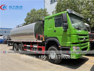 중국 HOWO 6x4 Q304-2B 스테인레스 스틸 아스팔트 포장 트럭 판매용