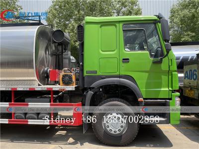 중국 HOWO 6x4 Q304-2B 스테인레스 스틸 아스팔트 포장 트럭 판매용