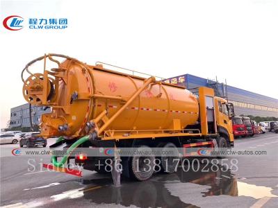 중국 Dongfeng Kinland 6x4 15000 리터 진공 고압 청소 트럭 판매용