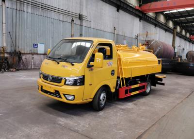 중국 Dongfeng 4x2 미니 3m3 진공 하수구 청소 트럭 판매용