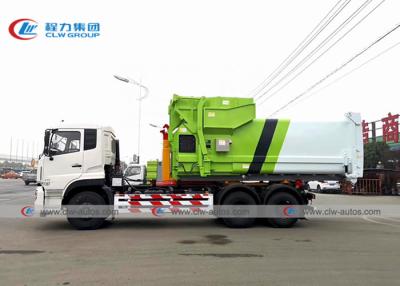 중국 Euro 3 Dongfeng 10 Wheeler 20T 쓰레기 수거차 롤오프 판매용