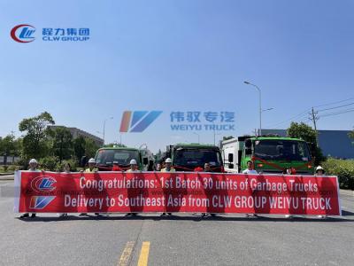 중국 5m3 5000L 7cbm 7000Liters 폐기물 수집 쓰레기 압축기 트럭의 대량 주문 판매용