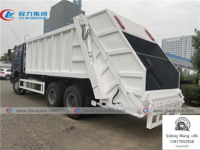 중국 SINOTRUK HOWO 3 차축 6x4 20m3 쓰레기 수거 트럭 판매용